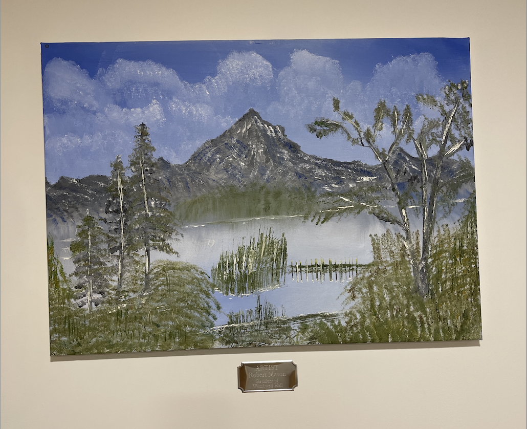 Wombwell Hall Care Home Unveils Artistic Masterpiece - Belmont Healthcare